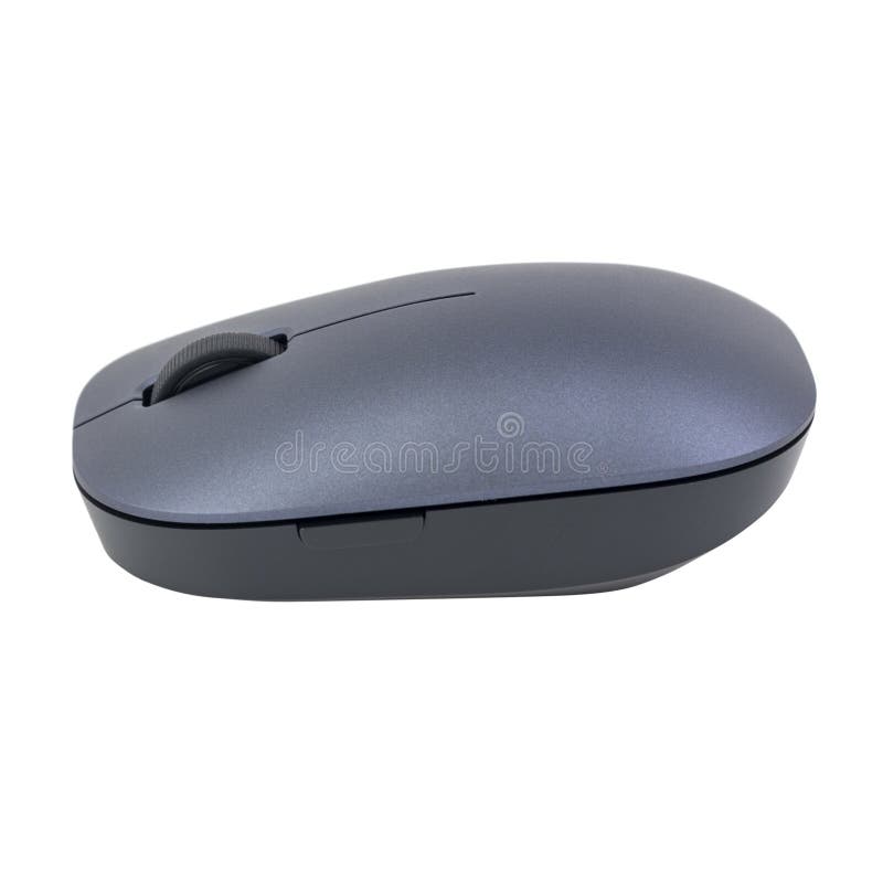 Wireless Computer Mouse Isolated on White Stock Image - Image of ...
