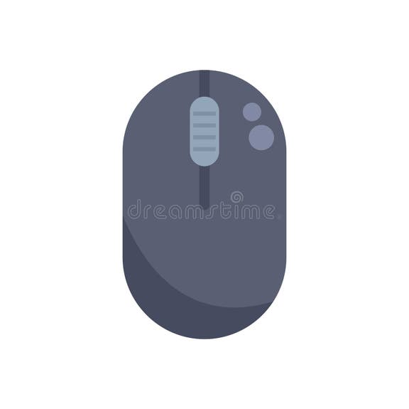 Wireless Computer Mouse with Scroll Wheel for Precise Control Stock Illustration - Illustration ...