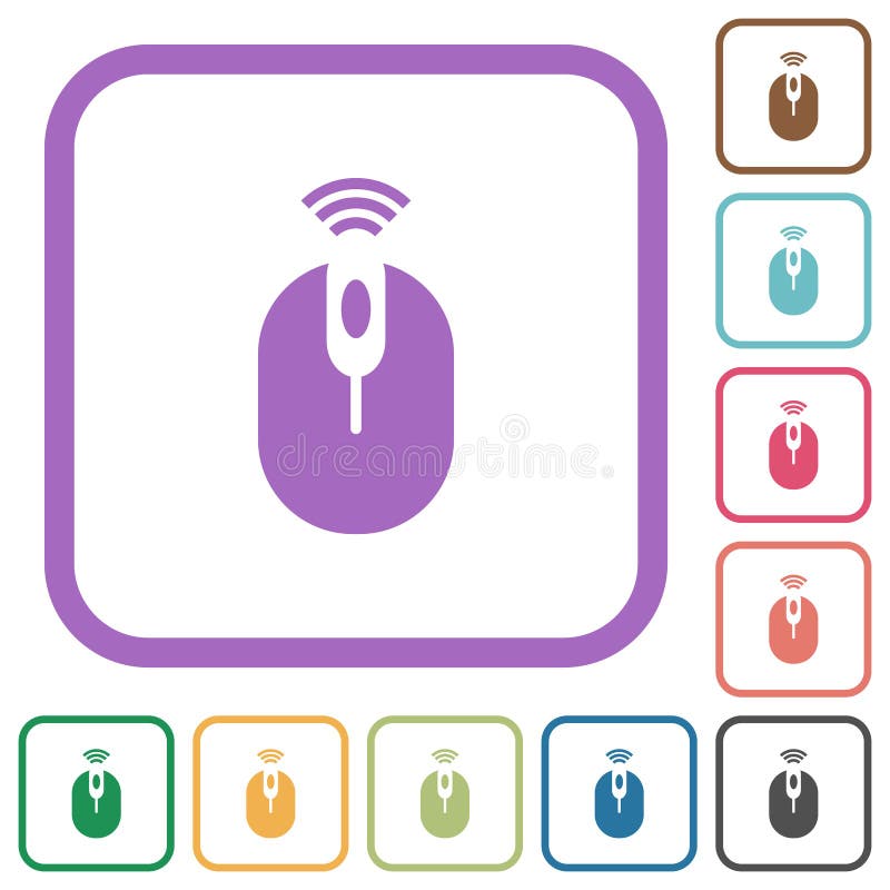 Mouse Simple Modern Flat Icons Vector Collection of Business Stock ...