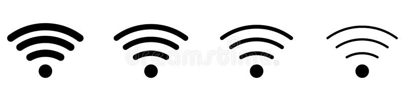 Wireless Connect Icon. Signal Icon. Vector Symbols of Internet ...