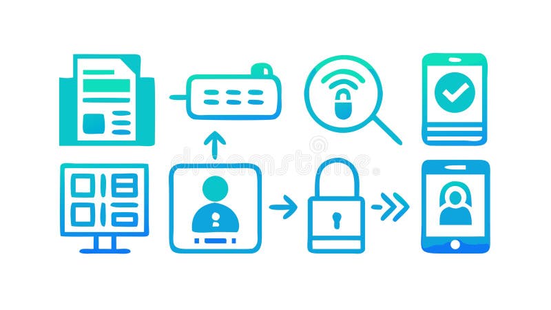 Connection Security Process Stock Illustrations – 15,639 Connection ...