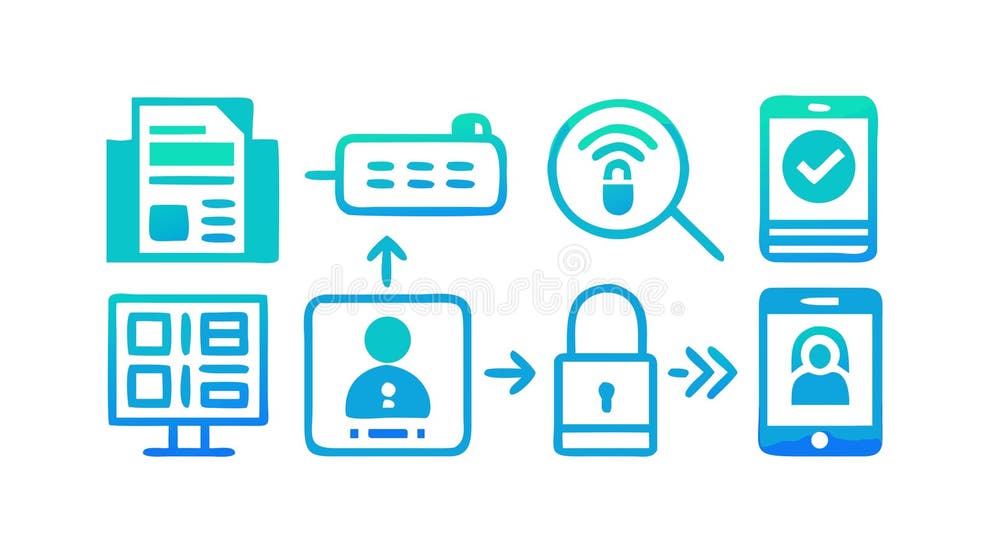 Connection Security Process Stock Illustrations – 15,639 Connection ...