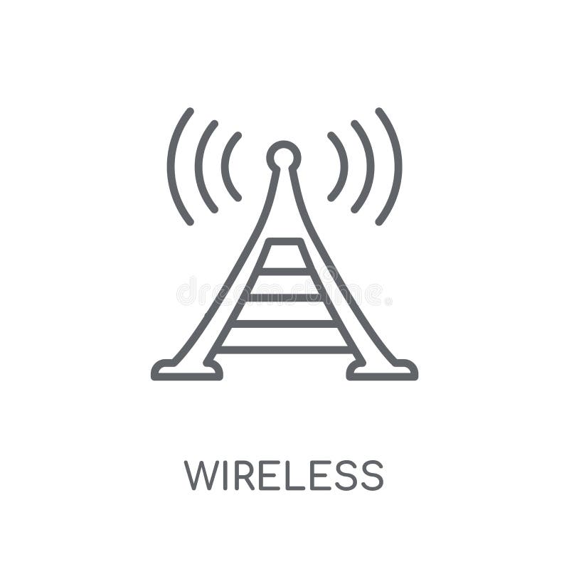 Outline Connect Vector Icon. Isolated Black Simple Line Element ...