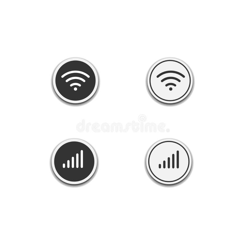 Wireless Connection Icon for Website and UI Material. Vector ...