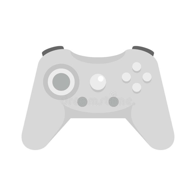 Wireless Controller Icon, Flat Style Stock Vector - Illustration of ...