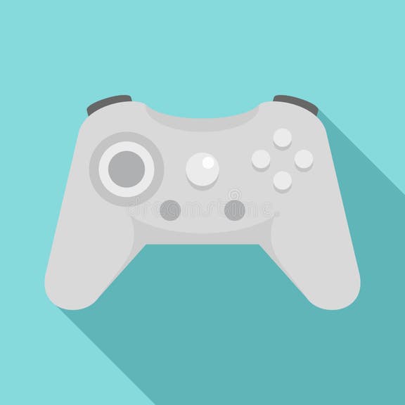 Wireless Controller Icon, Flat Style Stock Vector - Illustration of ...