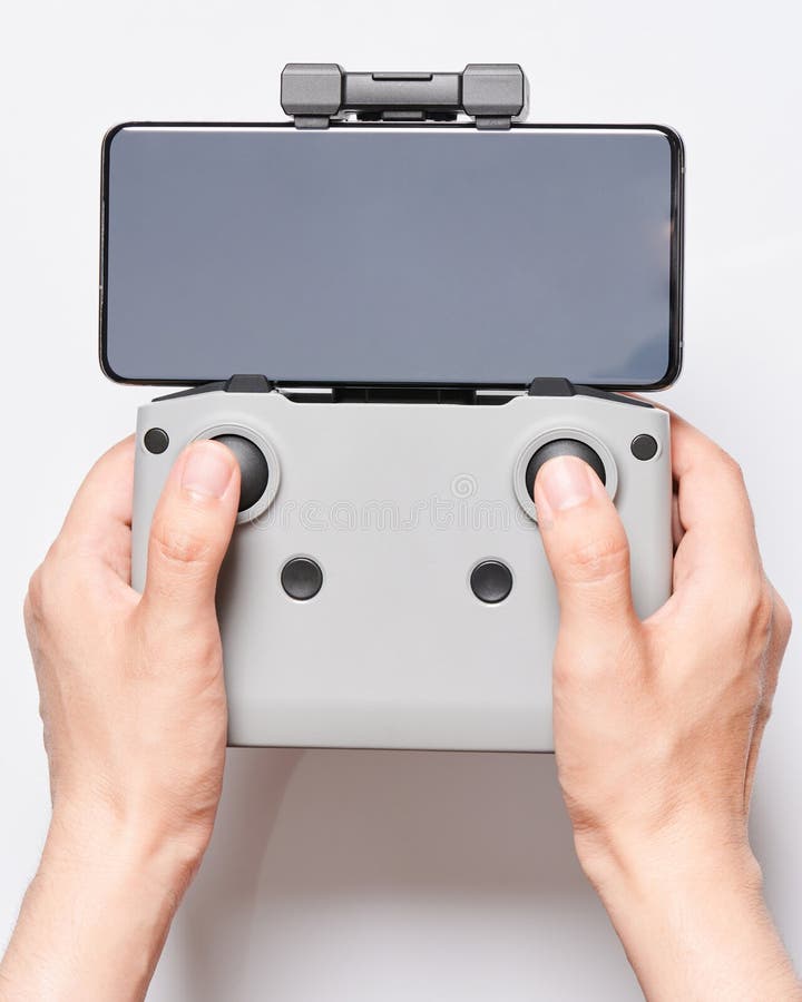 Wireless controlling drone stock image. Image of technology - 253063891
