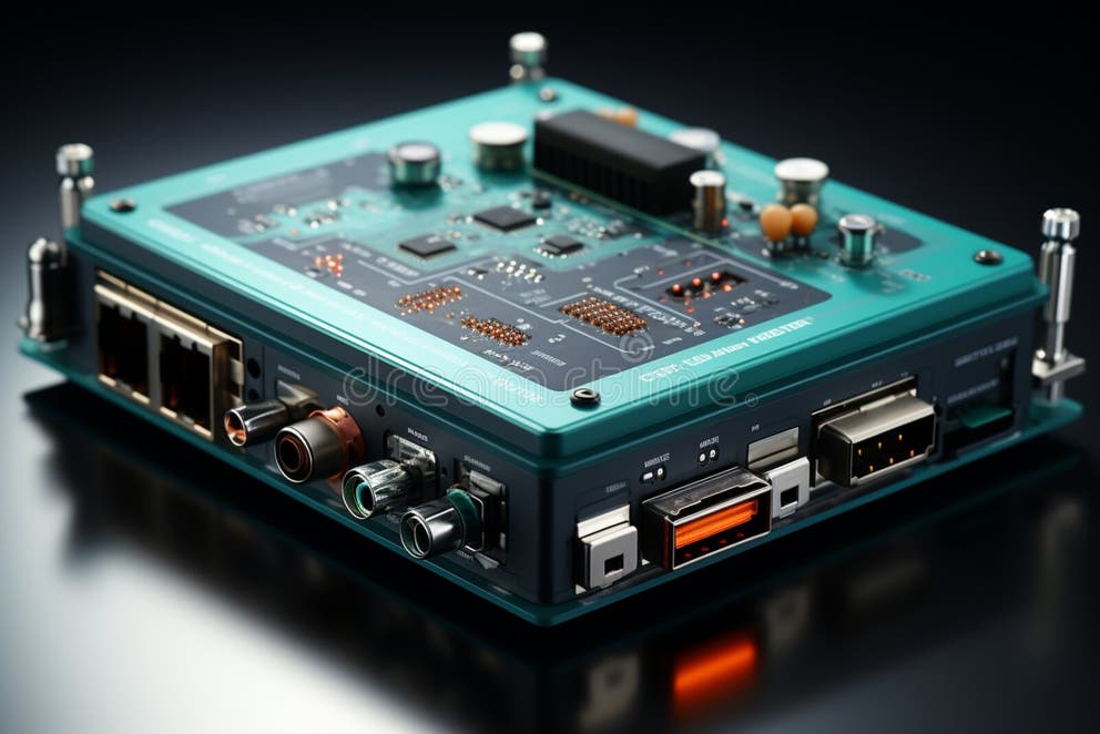 Wireless Data Communication System Stock Illustration - Illustration of ...