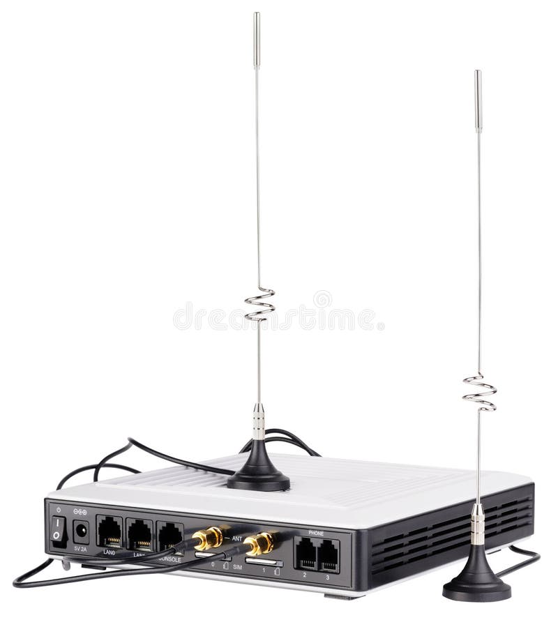 Network wireless router stock photo. Image of computer - 17770140