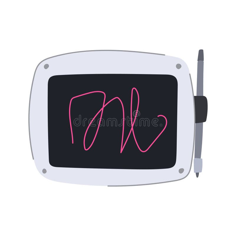 Wireless Digital Handwriting Pad Sign Stock Illustrations – 16 Wireless ...