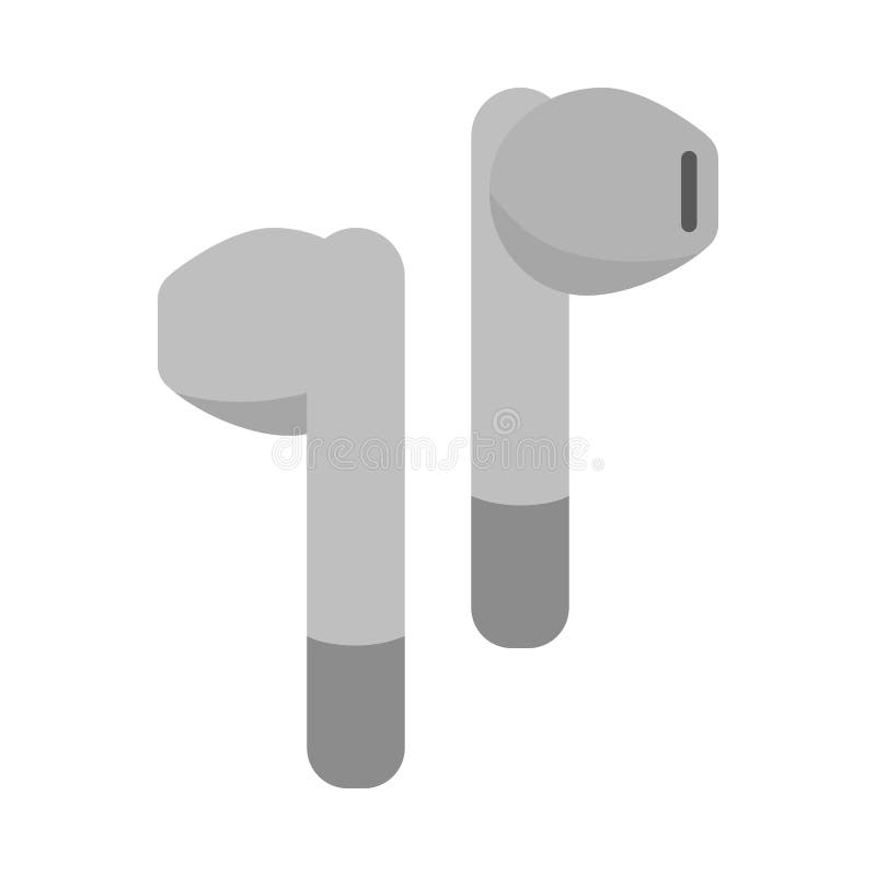 Wireless Earbuds Icon, Simple Style Stock Vector - Illustration of ...