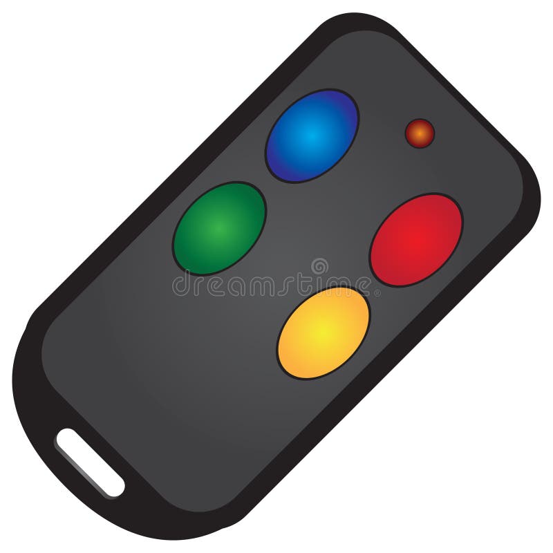 Wireless electronic key stock vector. Illustration of icon - 98608677