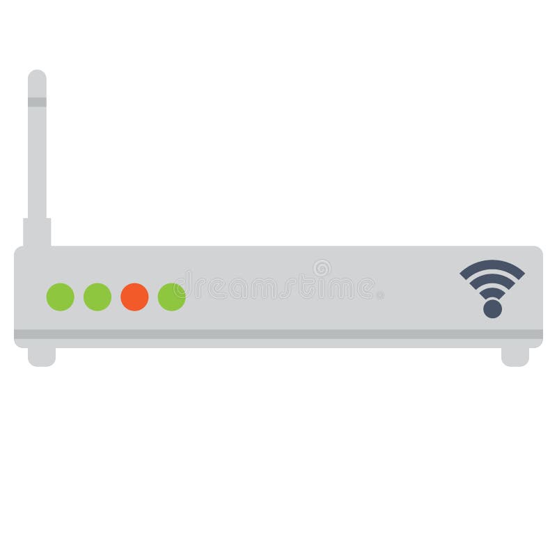 Wireless Ethernet Modem Router Vector Illustration Stock Vector ... Wireless Ethernet Modem Router Vector Illustration Stock Vector ...
