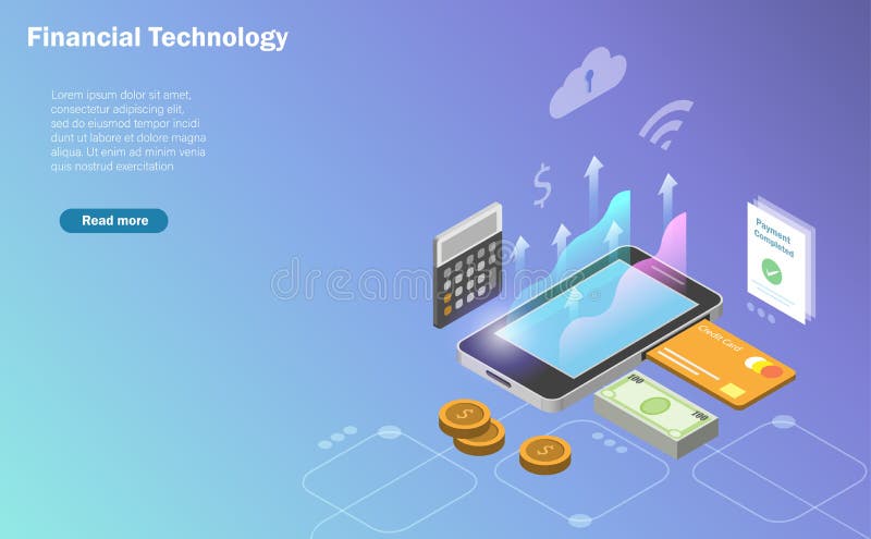 Financial computing stock illustration. Illustration of cyberspace ...