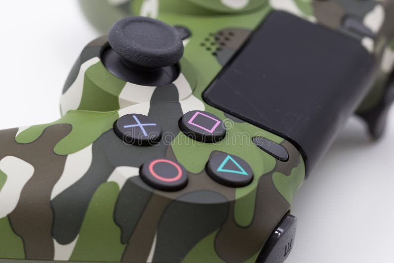 Wireless game controller editorial stock photo. Image of joypad - 208590473