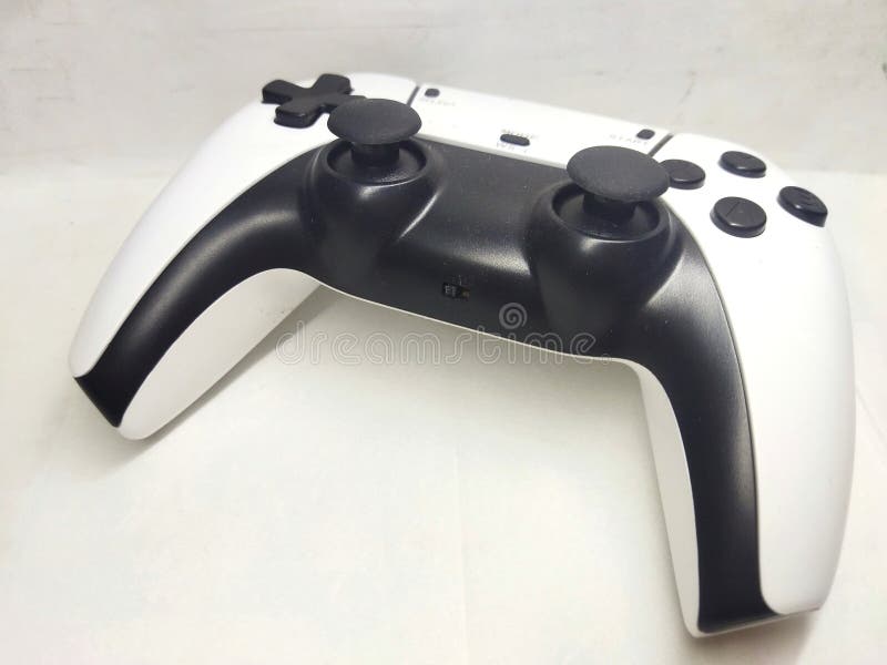 Wireless Gaming Controller or Remote Control Joystick, Isolated Stock ...