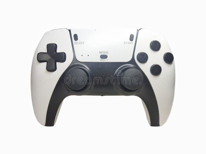 Wireless Gaming Controller or Remote Control Joystick, Isolated ...