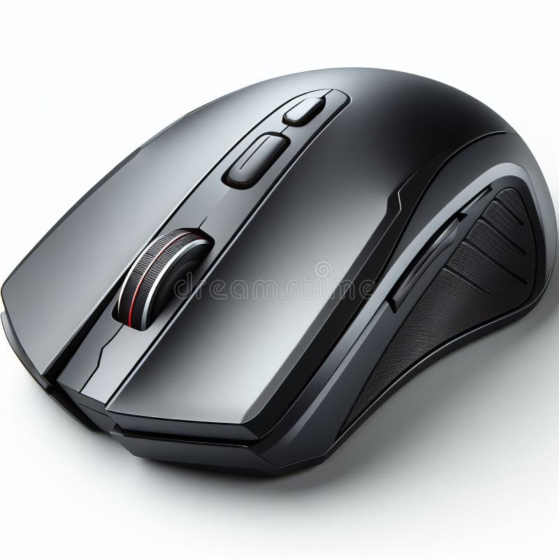 Wireless Gaming Mouse with a Flat Shape and Precision Trackin Stock ...