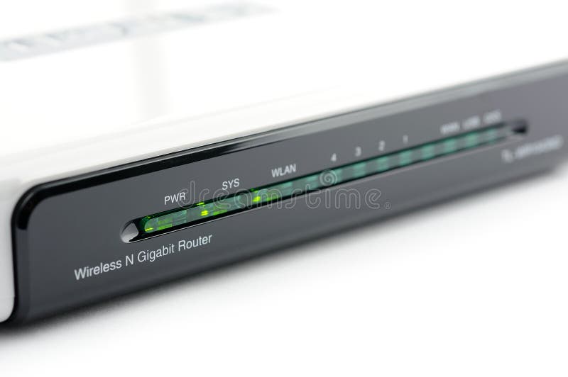 Wireless router stock image. Image of isolated, computer - 14961739