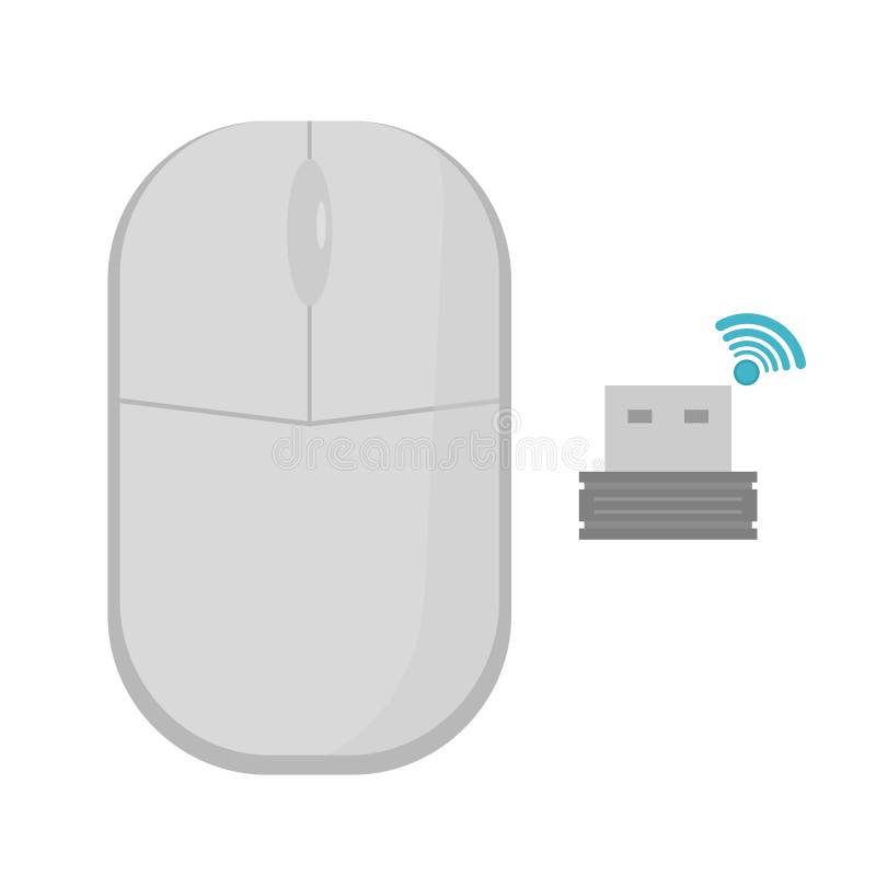 A Wireless Gray Computer Mouse in the Shape of a Rounded Rectangle ...