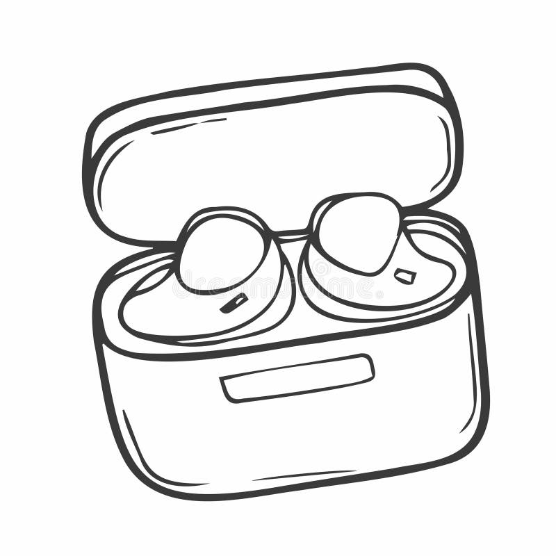 Wireless Headphones. Bluetooth Headphones. Vector Illustration Stock ...