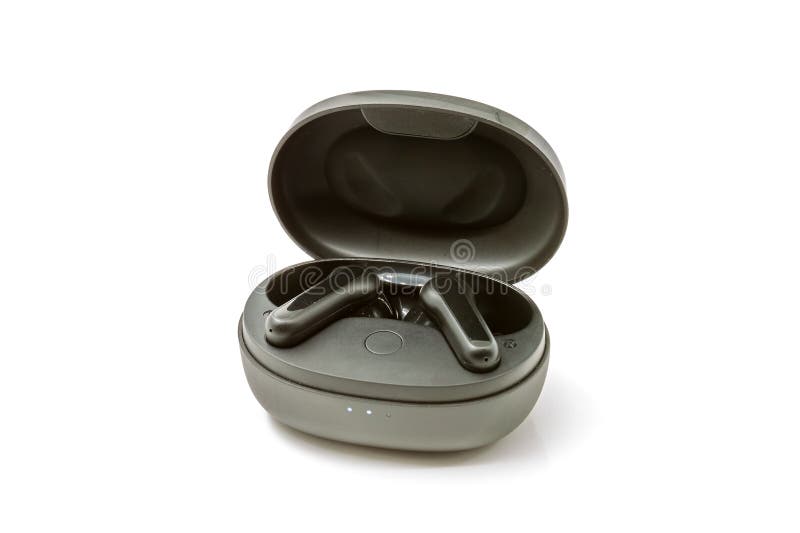 Wireless Headphones in a Box Stock Image - Image of accessory, black ...