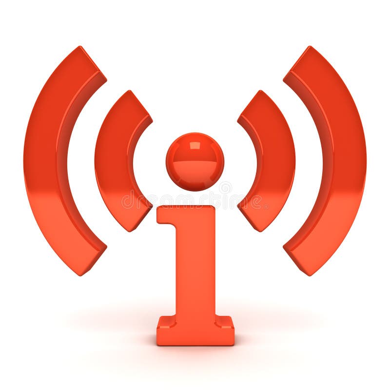 Wi-fi user icon stock illustration. Illustration of communication ...