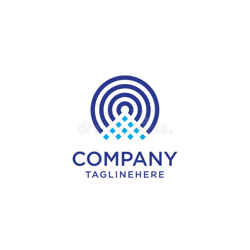 Wireless Icon and Wifi Logo. Isolated Vector Radio Wave Symbol Stock ...