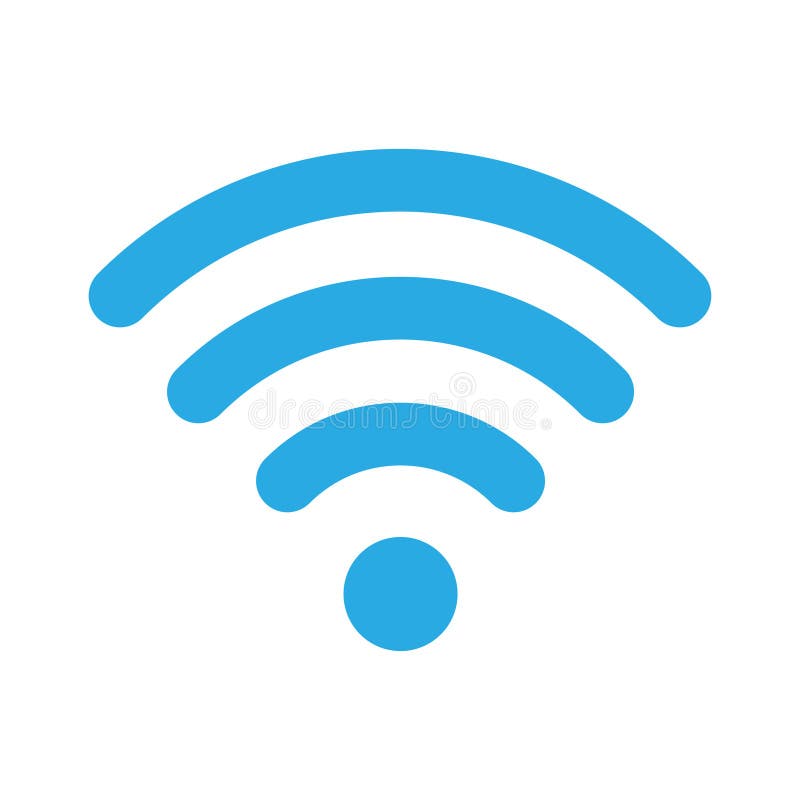 The Wireless Icon. Wifi Symbol Stock Vector - Illustration of spot ...