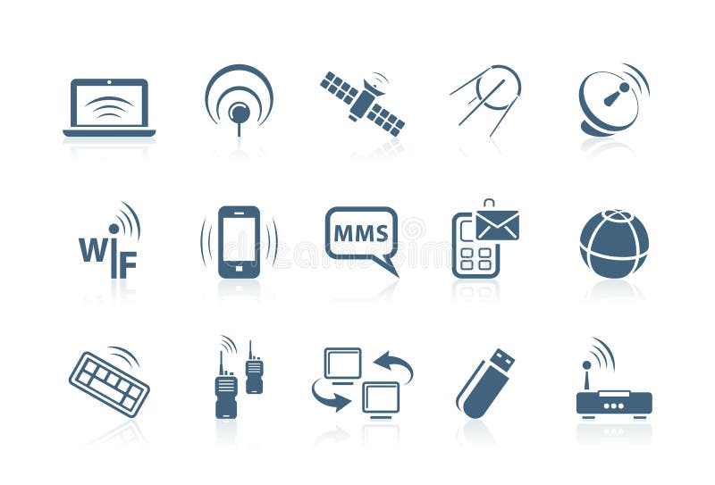 Set Vector Flat Line Icons Internet of Things Stock Illustration ...