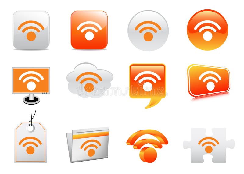 Wireless icons editorial photo. Illustration of subscription - 5963346