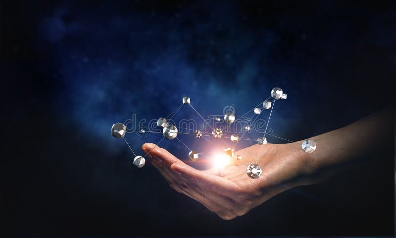 Wireless Interaction and Connection. Mixed Media Stock Photo - Image of ...