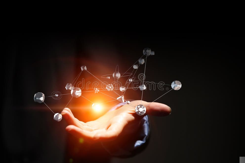 Wireless Interaction and Connection. Mixed Media Stock Image - Image of ...