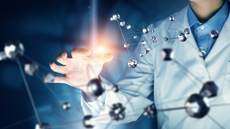 Wireless Interaction and Connection . Mixed Media Stock Image - Image ...