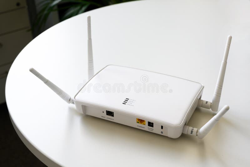 Wireless Internet Router with Connection for Ethernet and Console on a ...