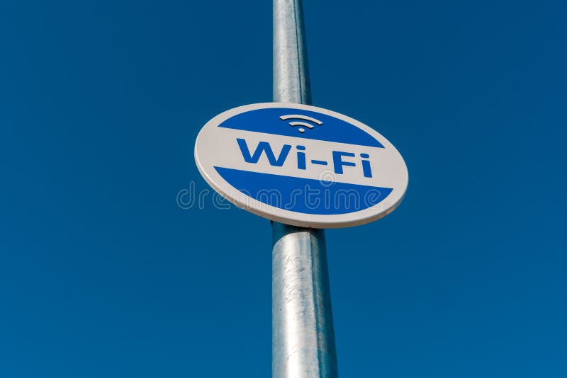 Wireless Access Point Antenna and Cctv Camera Mounted on the Pole Stock ...