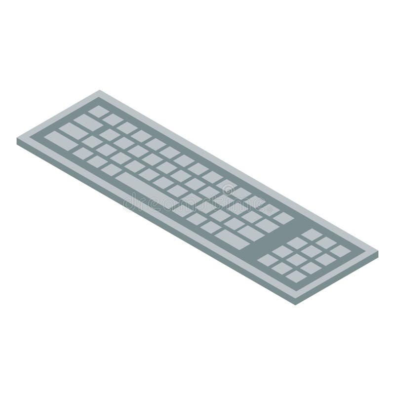Wireless Keyboard Icon, Isometric Style Stock Vector - Illustration of ...