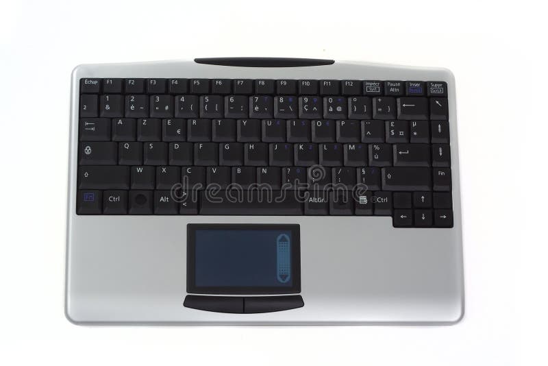 Wireless Keyboard for PC Face View Stock Image - Image of keys, white ...