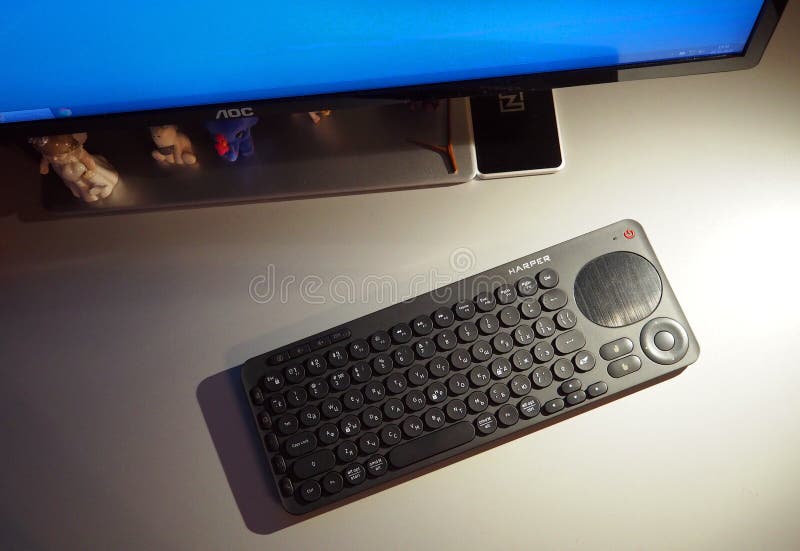 Wireless Keyboard for Personal Computer. Editorial Photo - Image of ...
