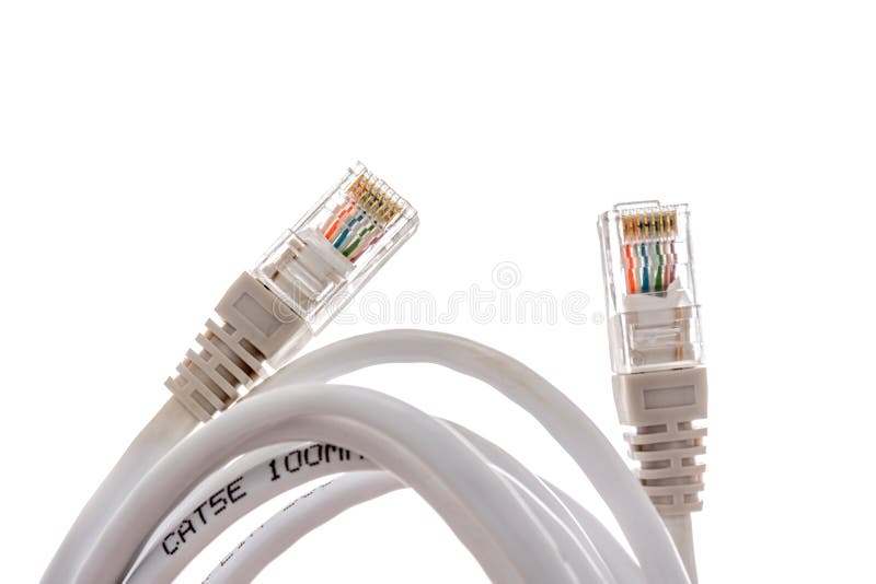 Wireless LAN Cable on White Stock Image - Image of concept, electrical ...