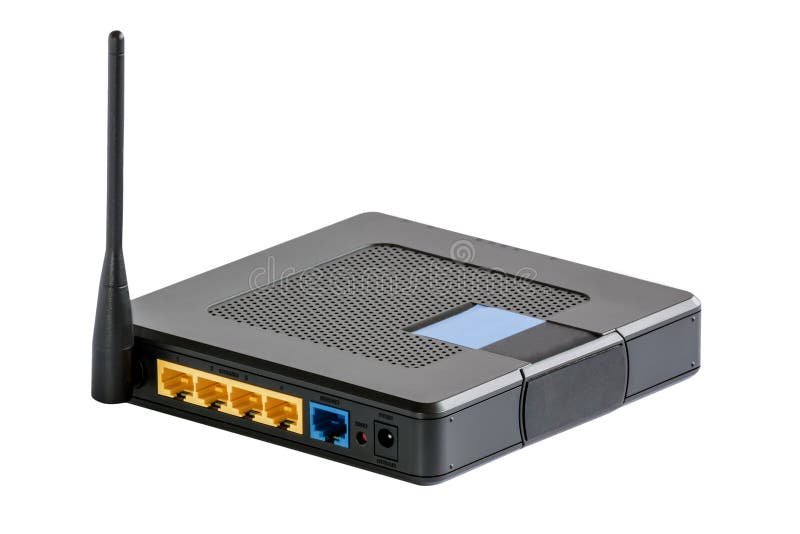 Wireless Router stock photo. Image of plugin, internet - 5353948