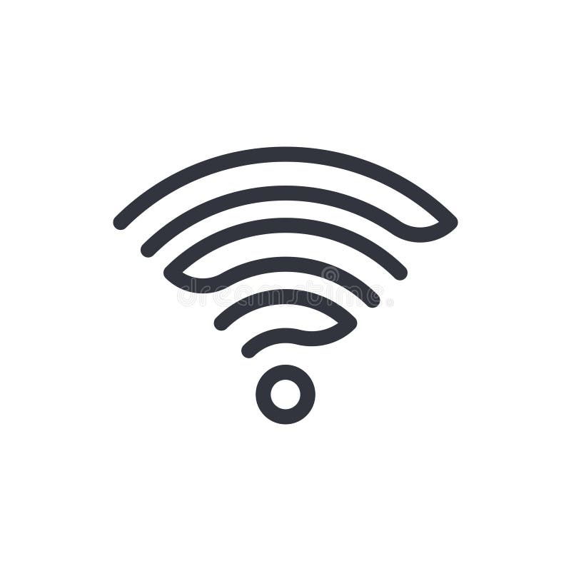 Wireless Logo Template Icon Stock Vector - Illustration of modern ...
