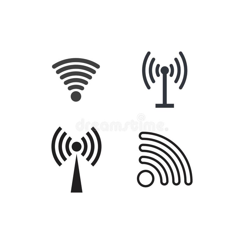 Wireless Logo stock vector. Illustration of mobile, access - 185782995