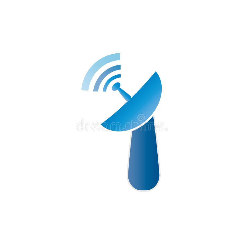Wireless Logo Template stock illustration. Illustration of service ...