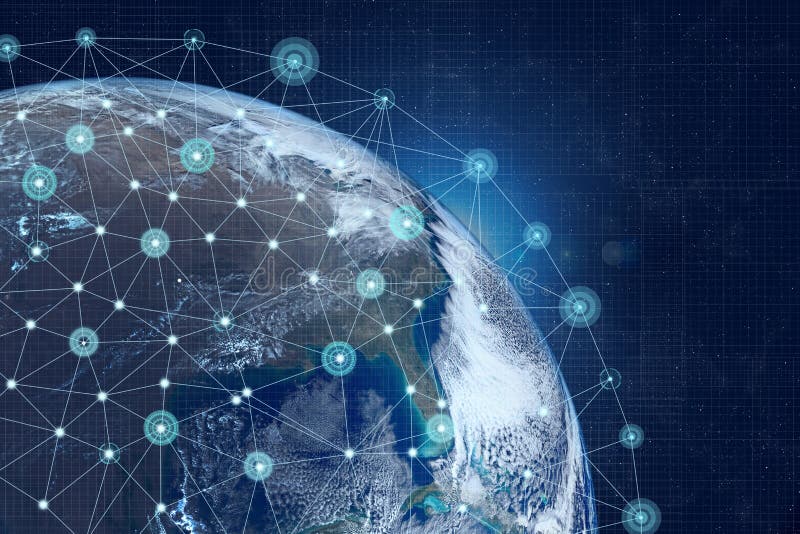 Global Telecommunication stock vector. Illustration of contact - 10358510