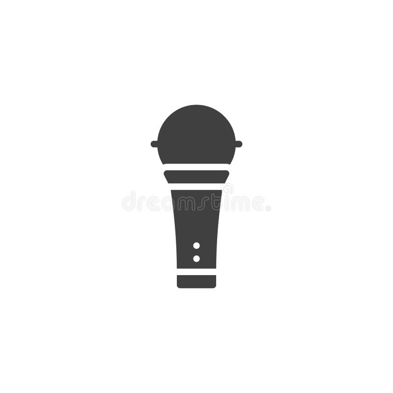 Wireless Microphone Vector Icon Stock Vector - Illustration of ...