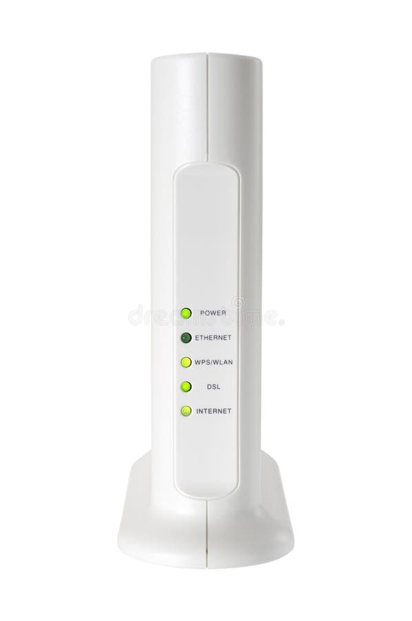 Internet modem light. stock photo. Image of wlan, lights - 23191862