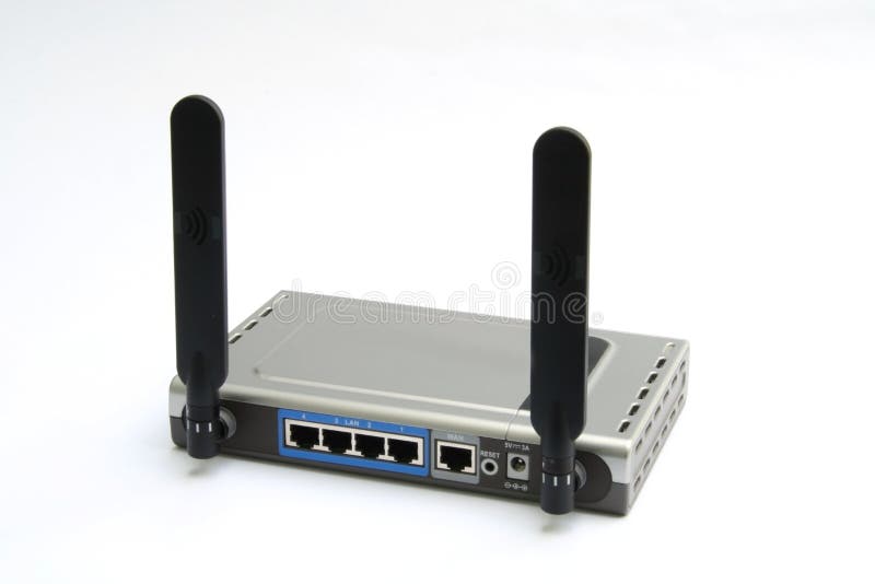 Wireless Router stock photo. Image of plugin, internet - 5353948