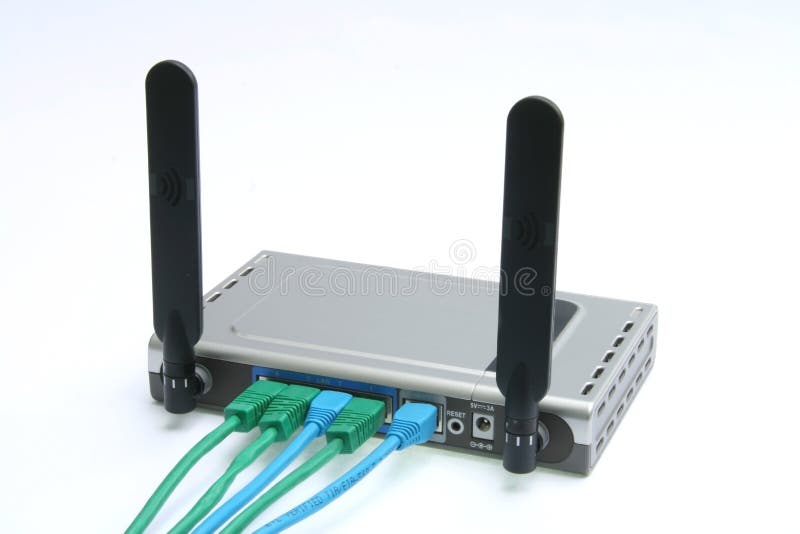 Wireless modem & router 2 stock image. Image of equipment - 3378357