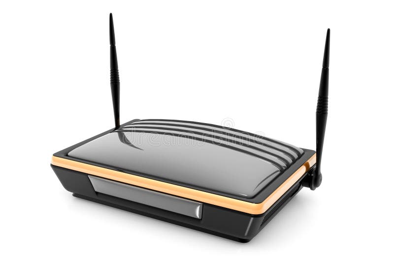 Wireless modem stock illustration. Illustration of adsl - 15200928